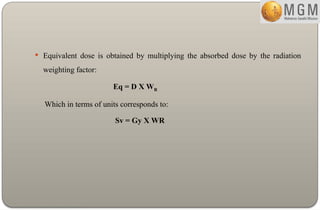 Radiation Units and Quantities-Powerpoin | PPTX