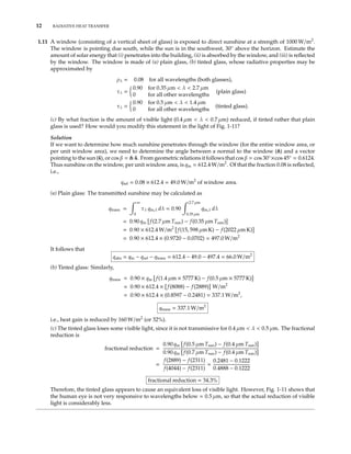Radiative Heat Transfer 3rd Edition Modest Solutions Manual | PDF
