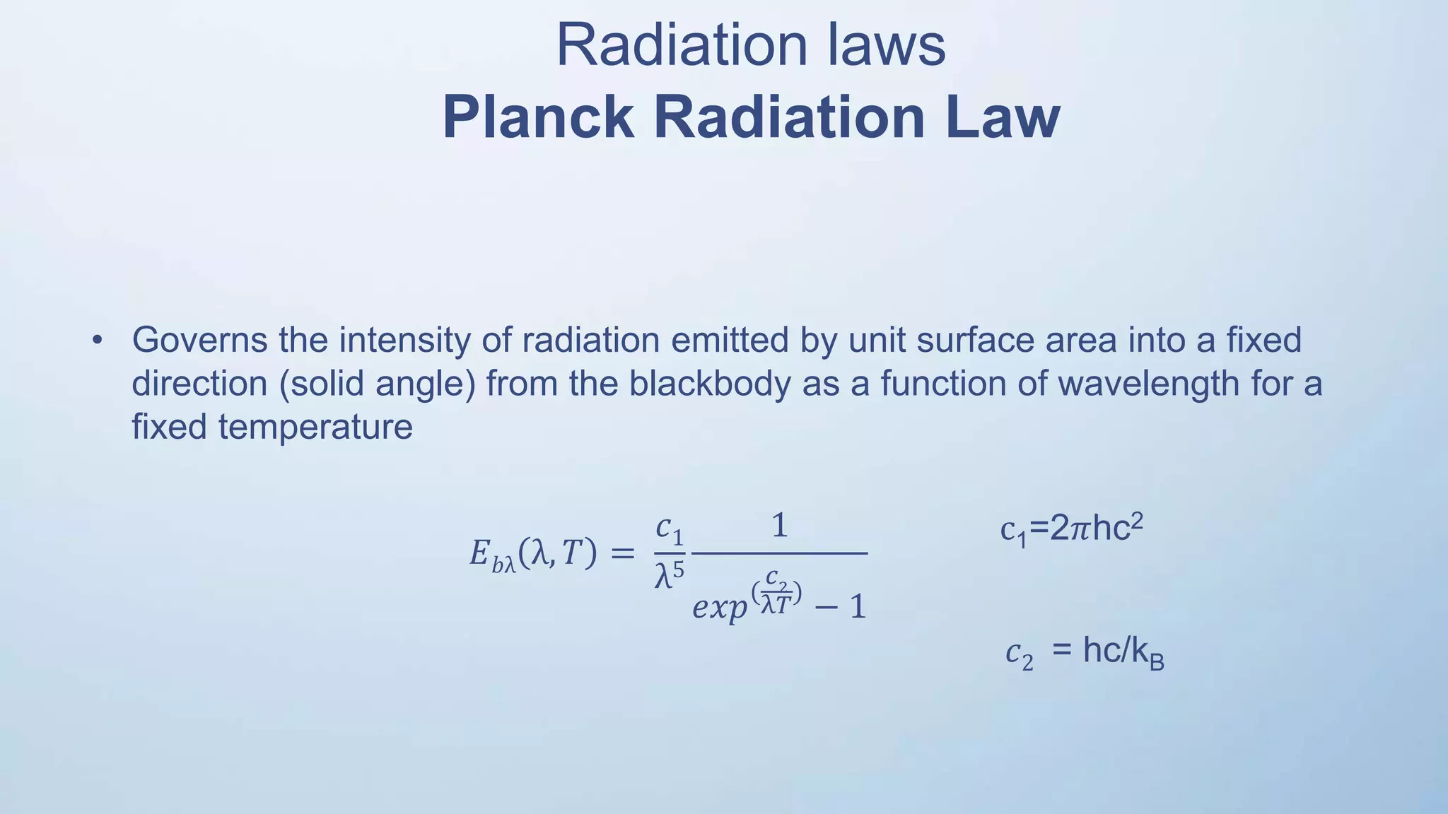 Radiation heat transfer | PPTX
