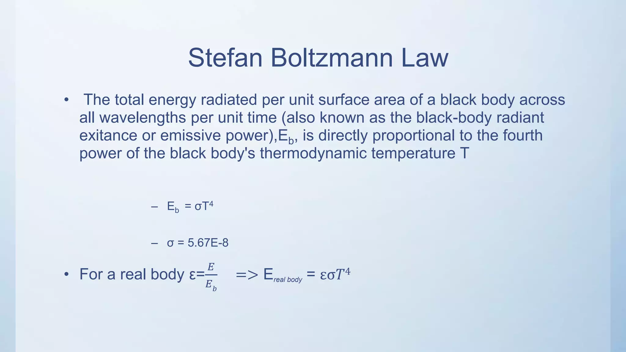 Radiation heat transfer | PPTX