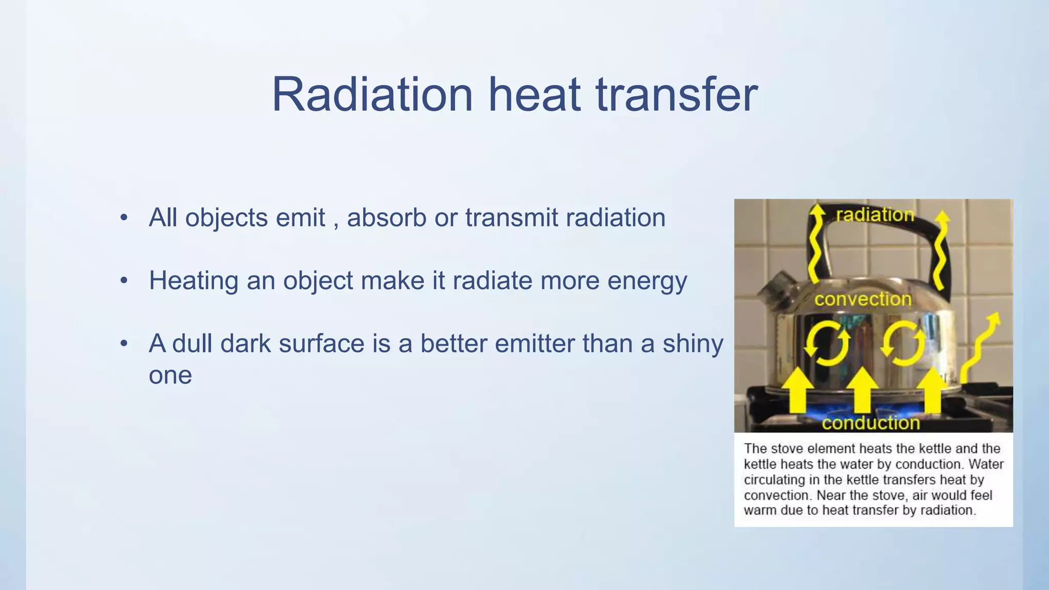 Radiation heat transfer | PPTX