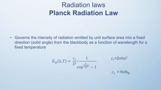 Radiation heat transfer | PPTX