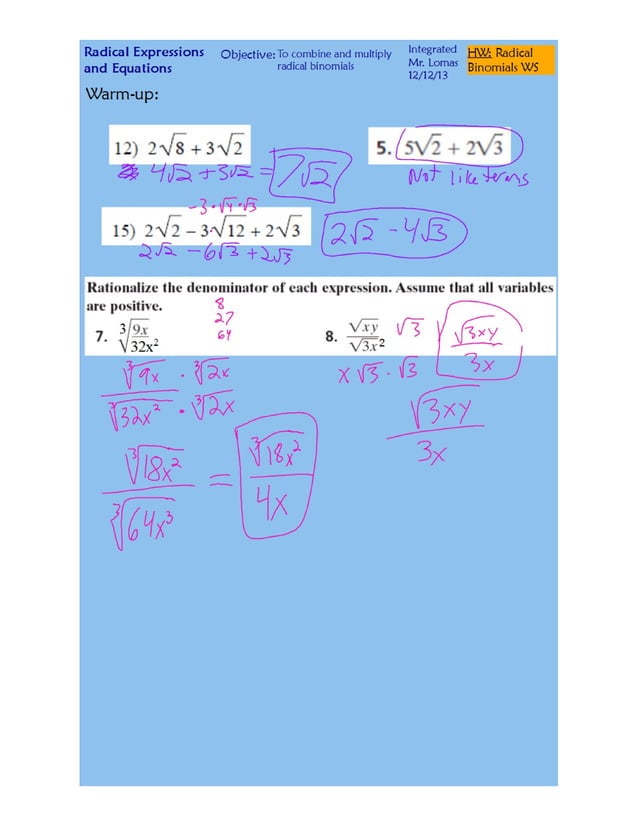 Radical Binomials.pdf