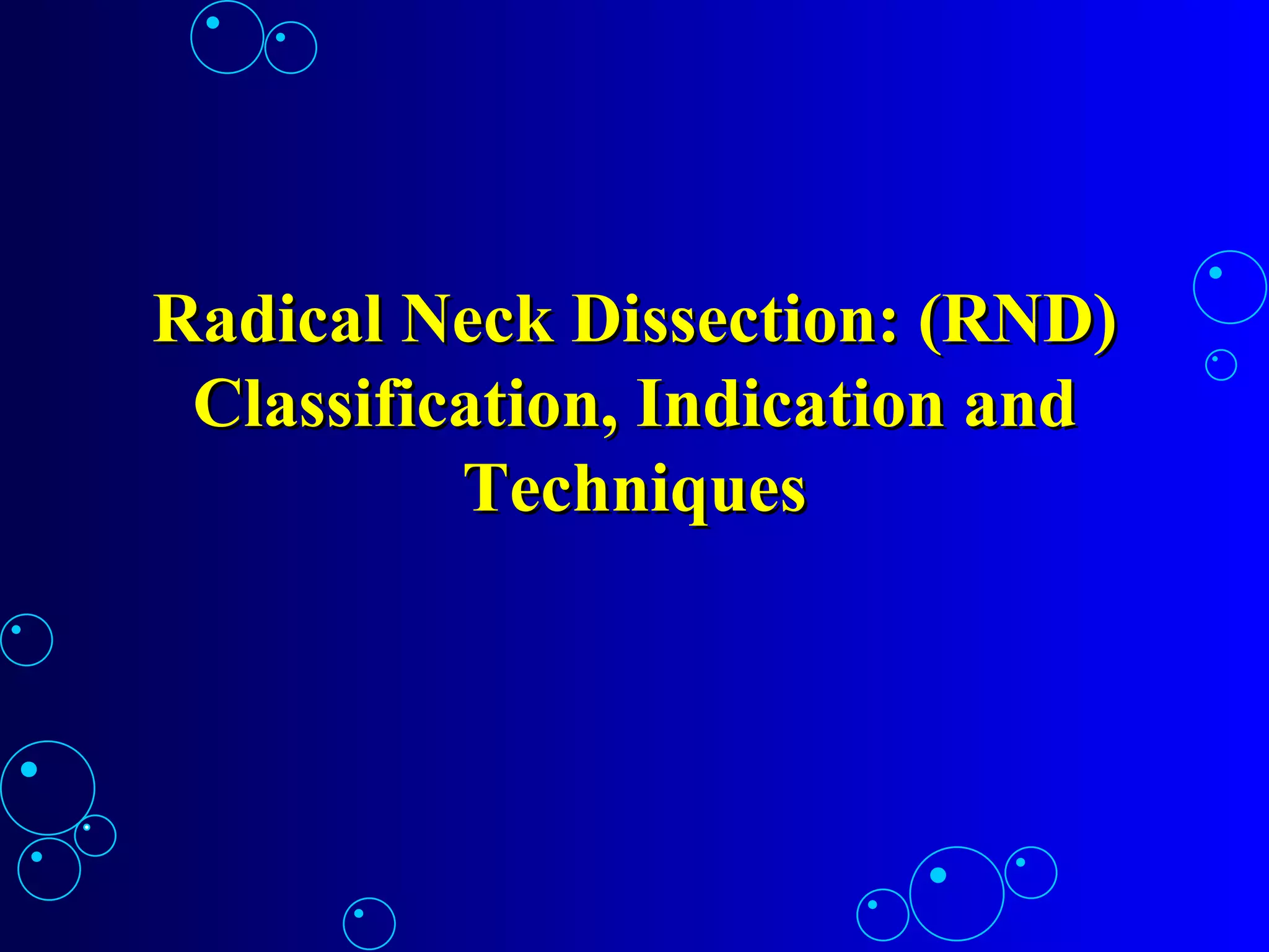 Radical Neck Dissection | PPT