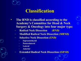 Radical Neck Dissection | PPT