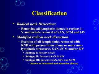 Radical Neck Dissection | PPT