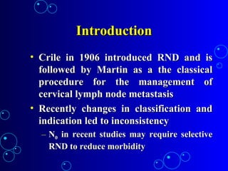 Radical Neck Dissection | PPT