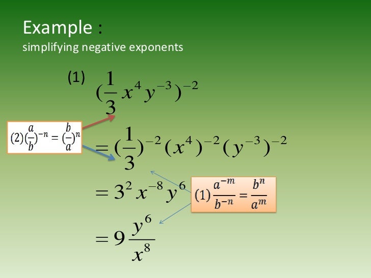 Radical and exponents (2)