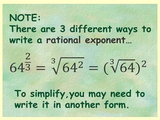 Radical and Rational exponents PPT (1).pptx