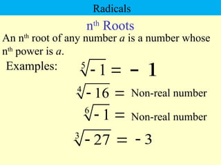 Radical and Rational exponents PPT (1).pptx