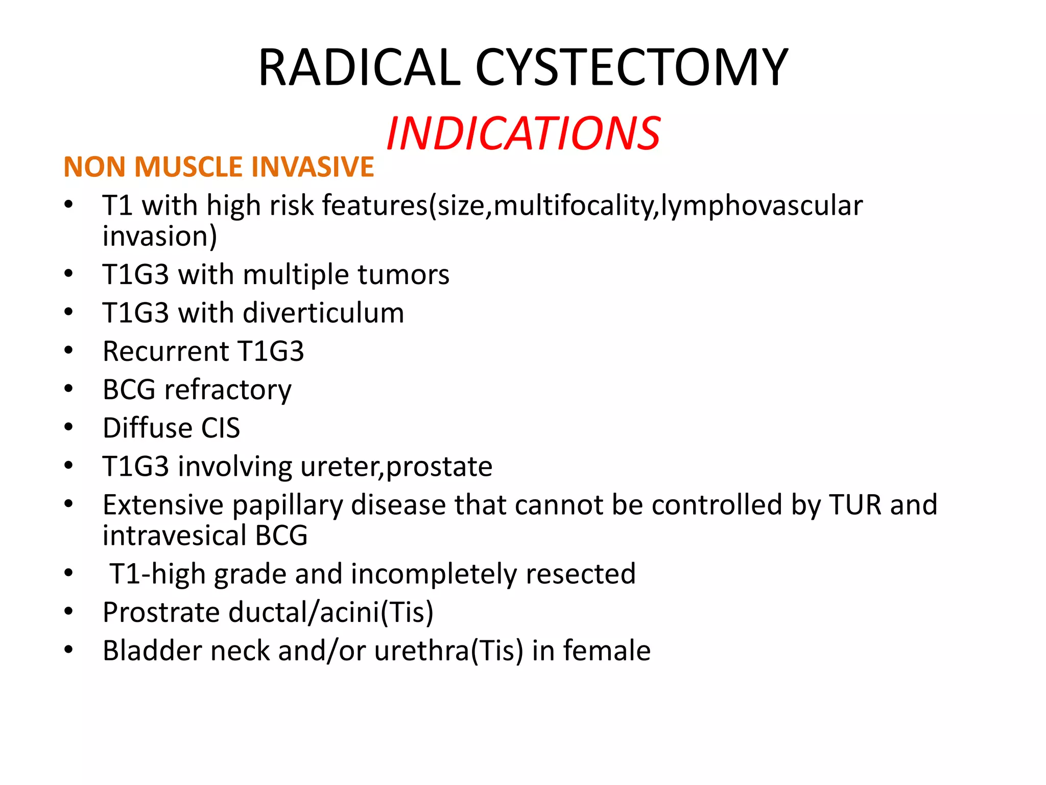 Radical cystectomy | PPTX