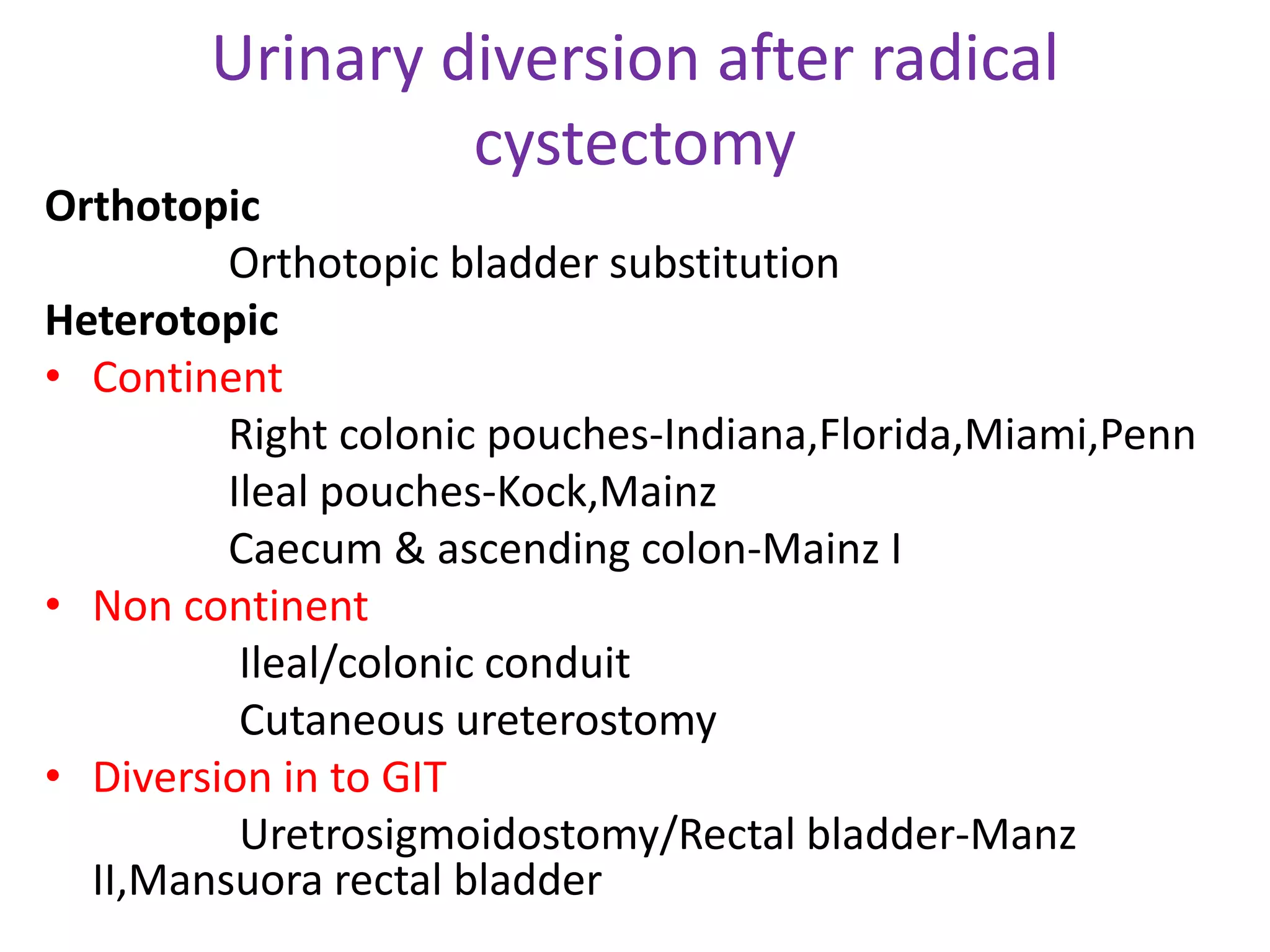 Radical cystectomy | PPTX