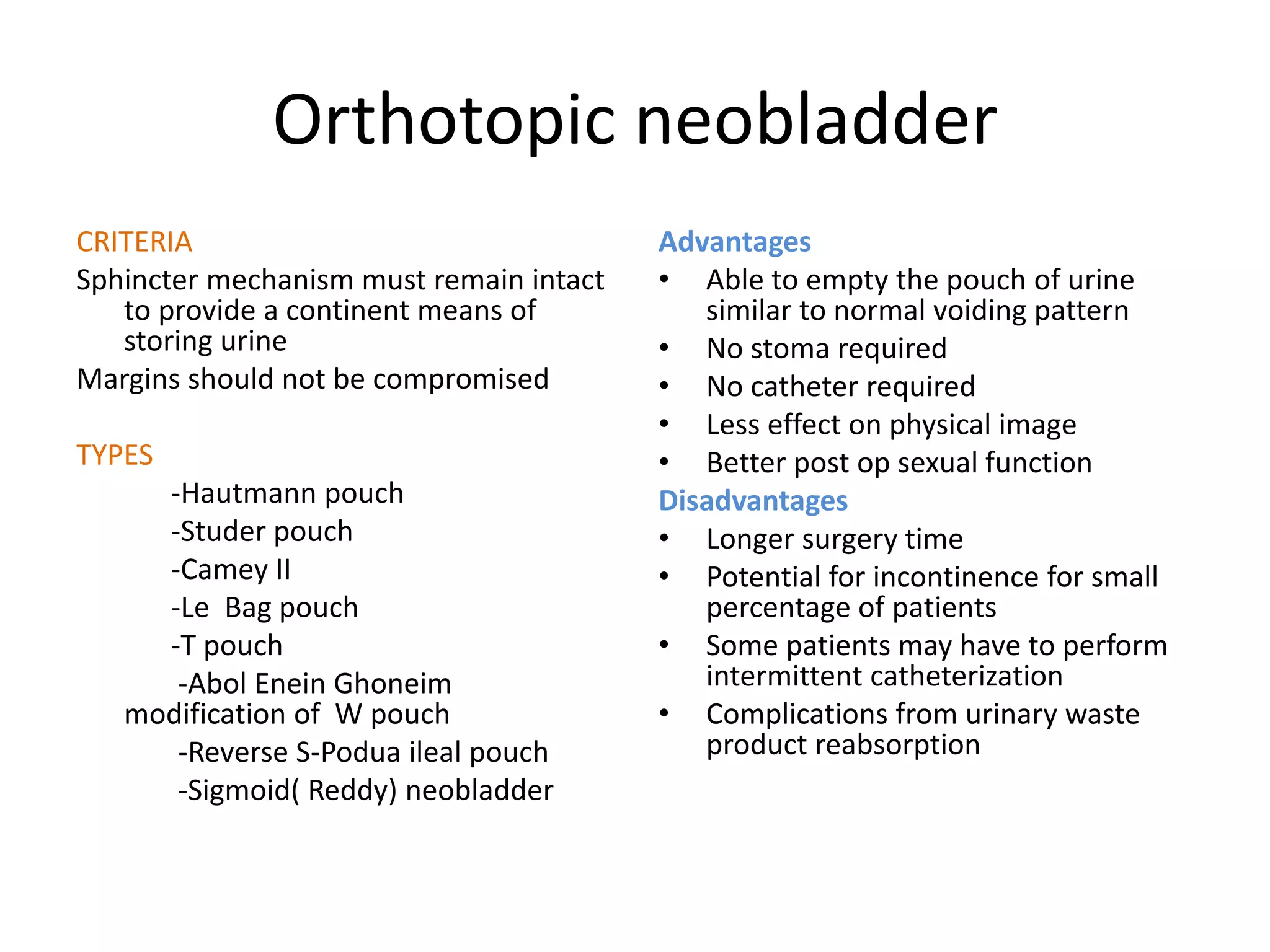 Radical cystectomy | PPTX