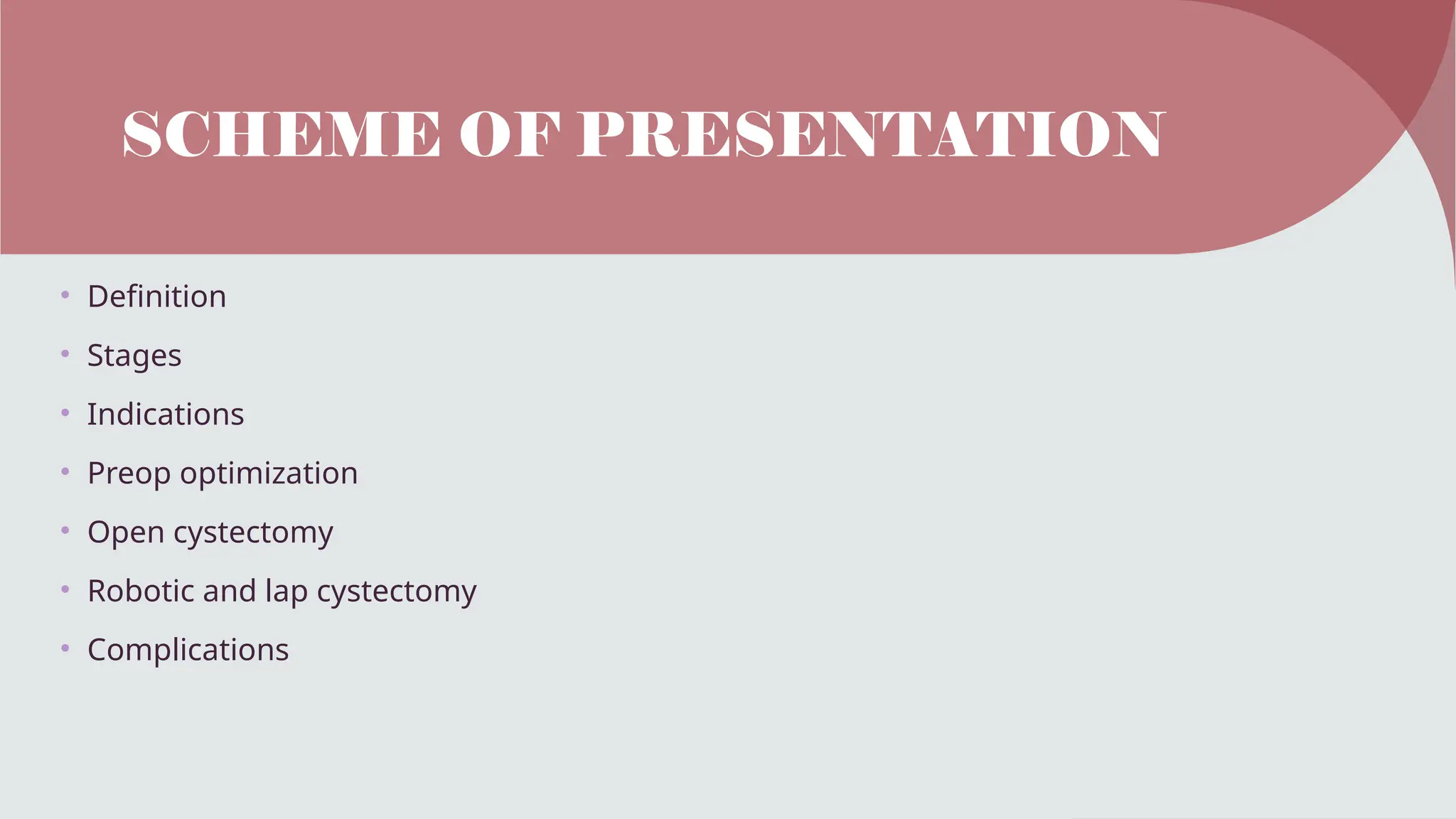 Radical cystectomy for carcinoma bladder | PPTX