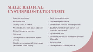 Radical cystectomy for carcinoma bladder | PPTX