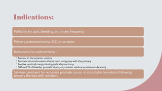 Radical cystectomy for carcinoma bladder | PPTX