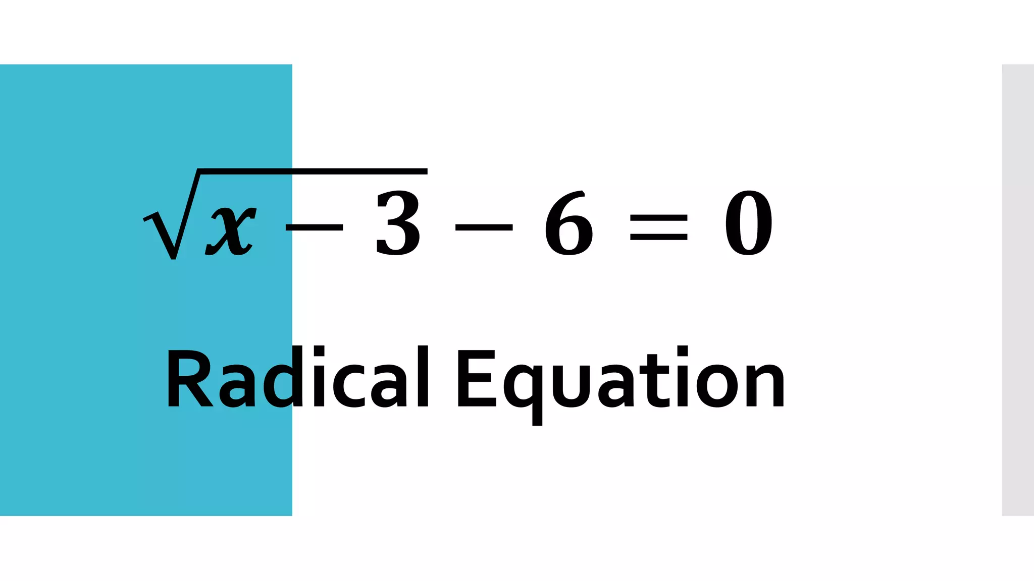 RADICAL EQUATION.pptx
