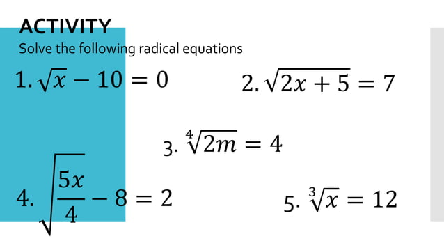 RADICAL EQUATION.pptx