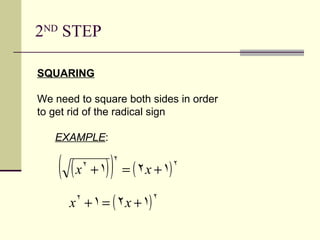 Radical equations | PPT
