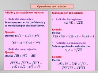 Radicales en r | PPTX