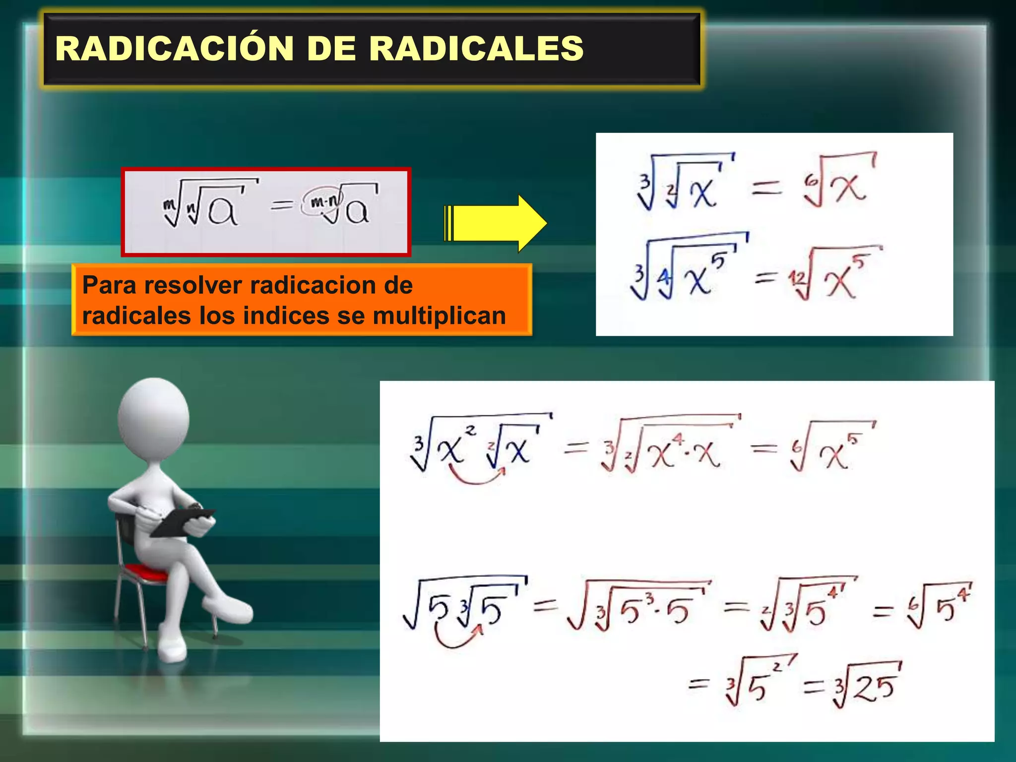 Radicales Algebraicas | PPT