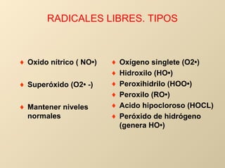 Radicales libres junior | PPT