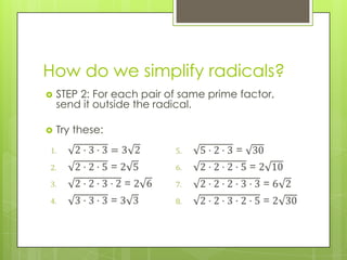 Radical Expressions | PPT