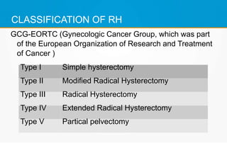 Radical hysterectomy | PPT