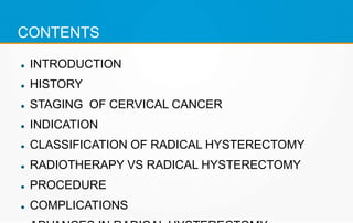 Radical hysterectomy | PPT