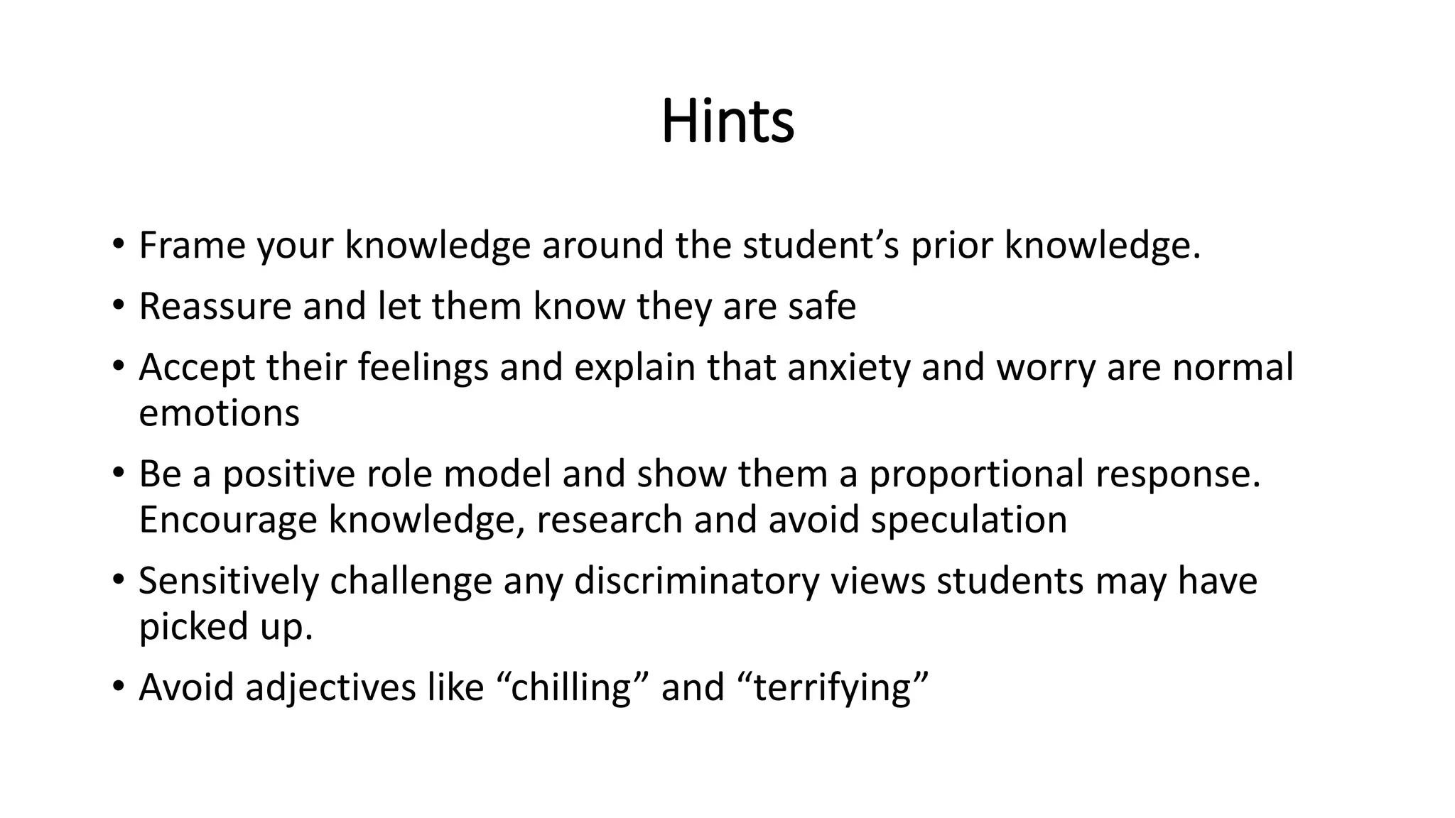 Radicalisation and Extremism | PPTX