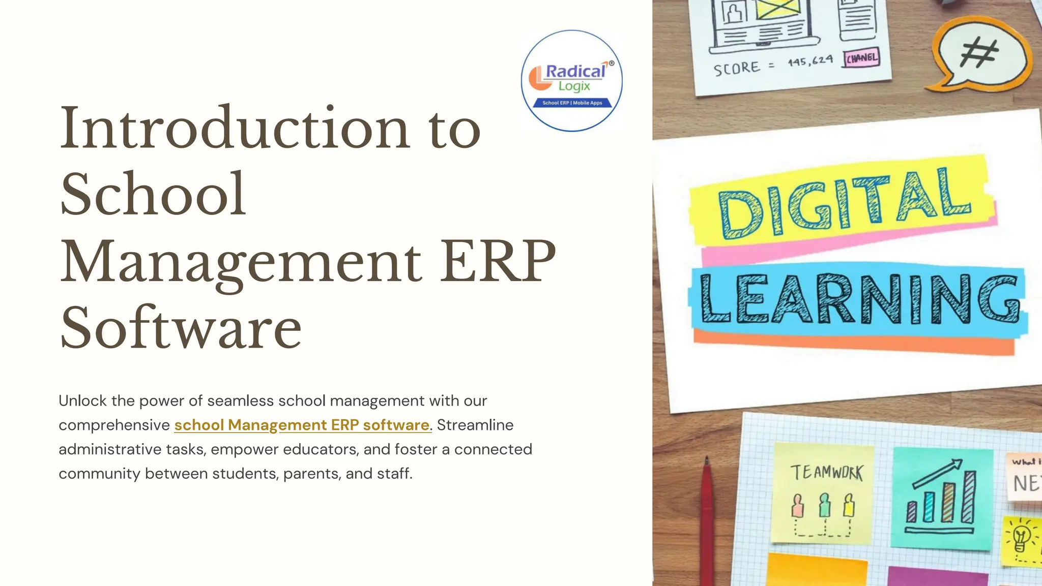 Radical Logix School Management ERP Software | PPT