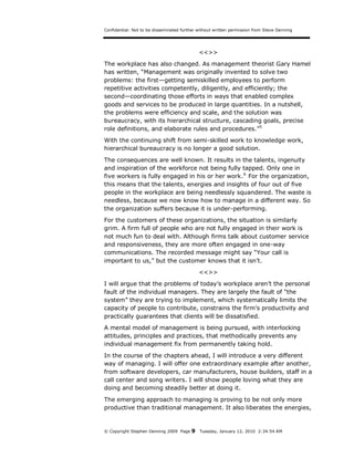 Radical Management Preface Introduction Steve Denning | PDF