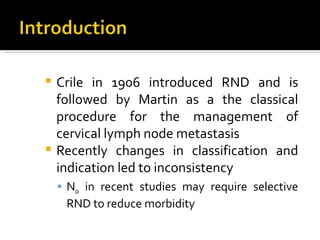 Radical neck dissection | PPT