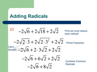 Radical Operations | PPT