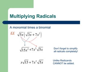 Radical Operations | PPT