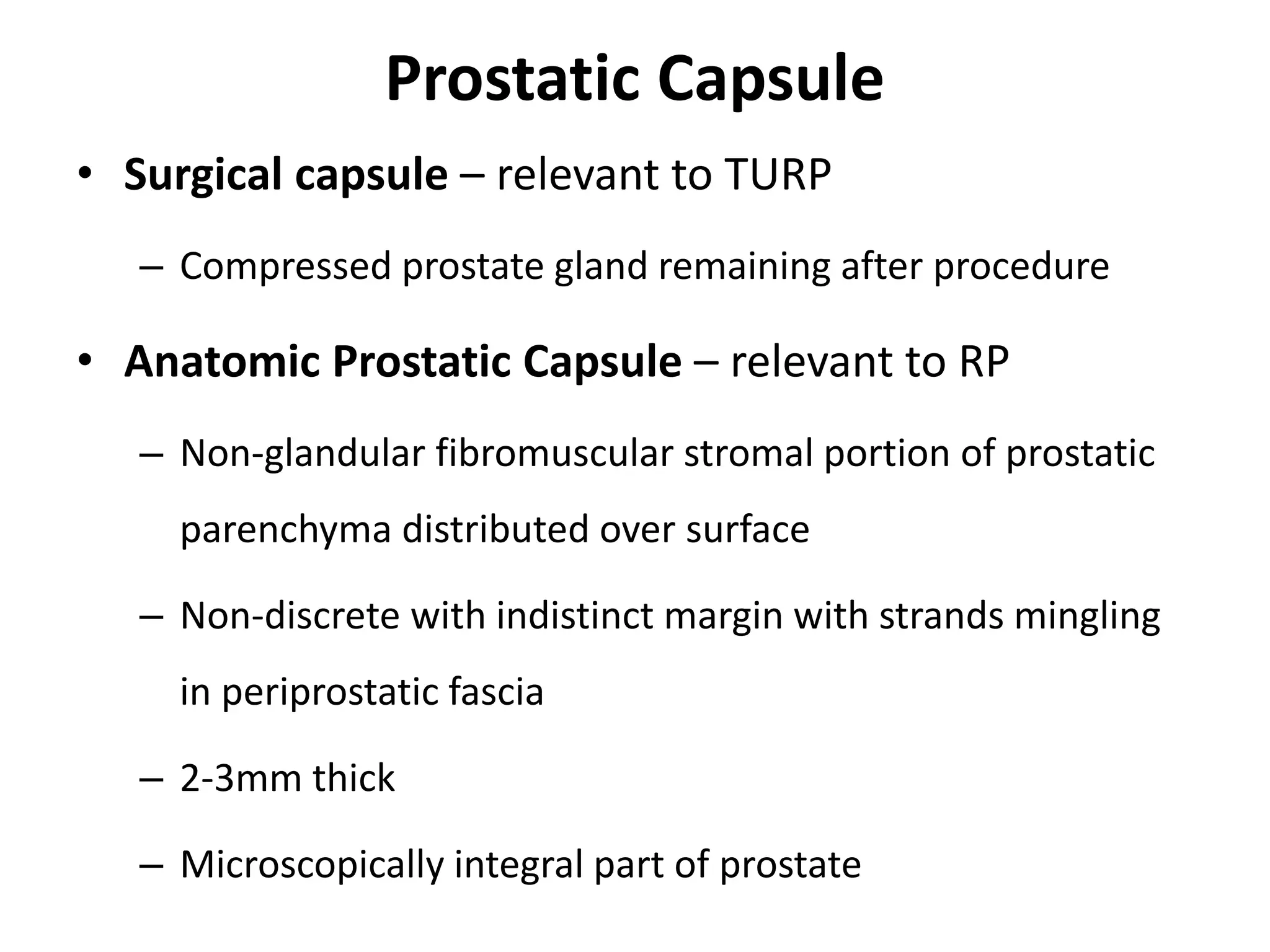 Radical prostatectomy - Surgical anatomy | PPTX
