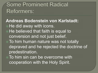 Radical reformation | PPTX