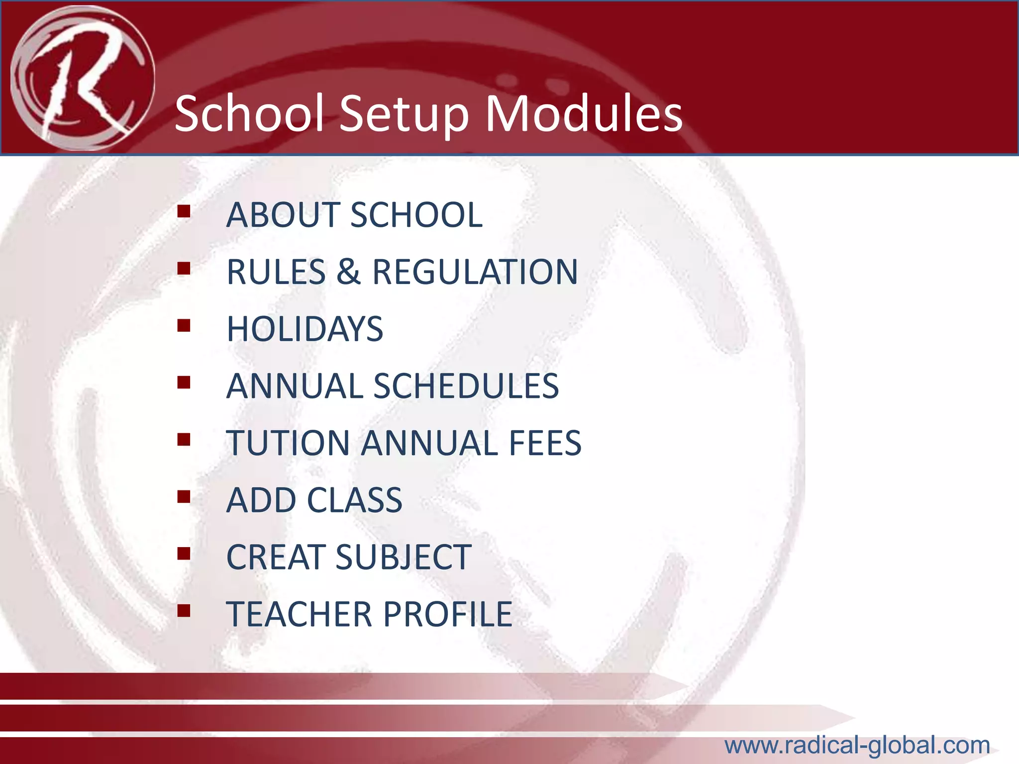 Radical rfid school management system ppt | PPTX