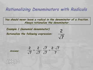 Radicals | PPT