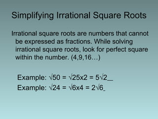 Radicals are radical | PPT