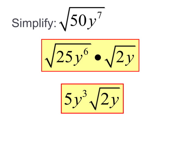 Radicals (Introduction and Simplifying).ppt