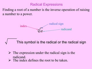 Radicals (Introduction and Simplifying).ppt