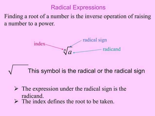 Radicals (Introduction and Simplifying).ppt