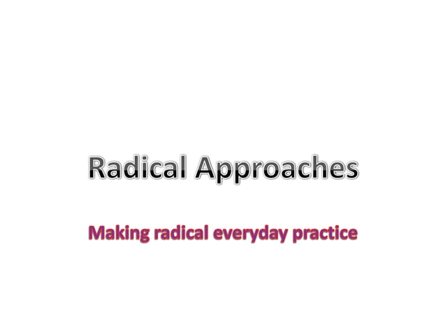 Radical Social Work | PPTX