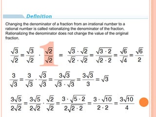 Radicals part 2 | PPT