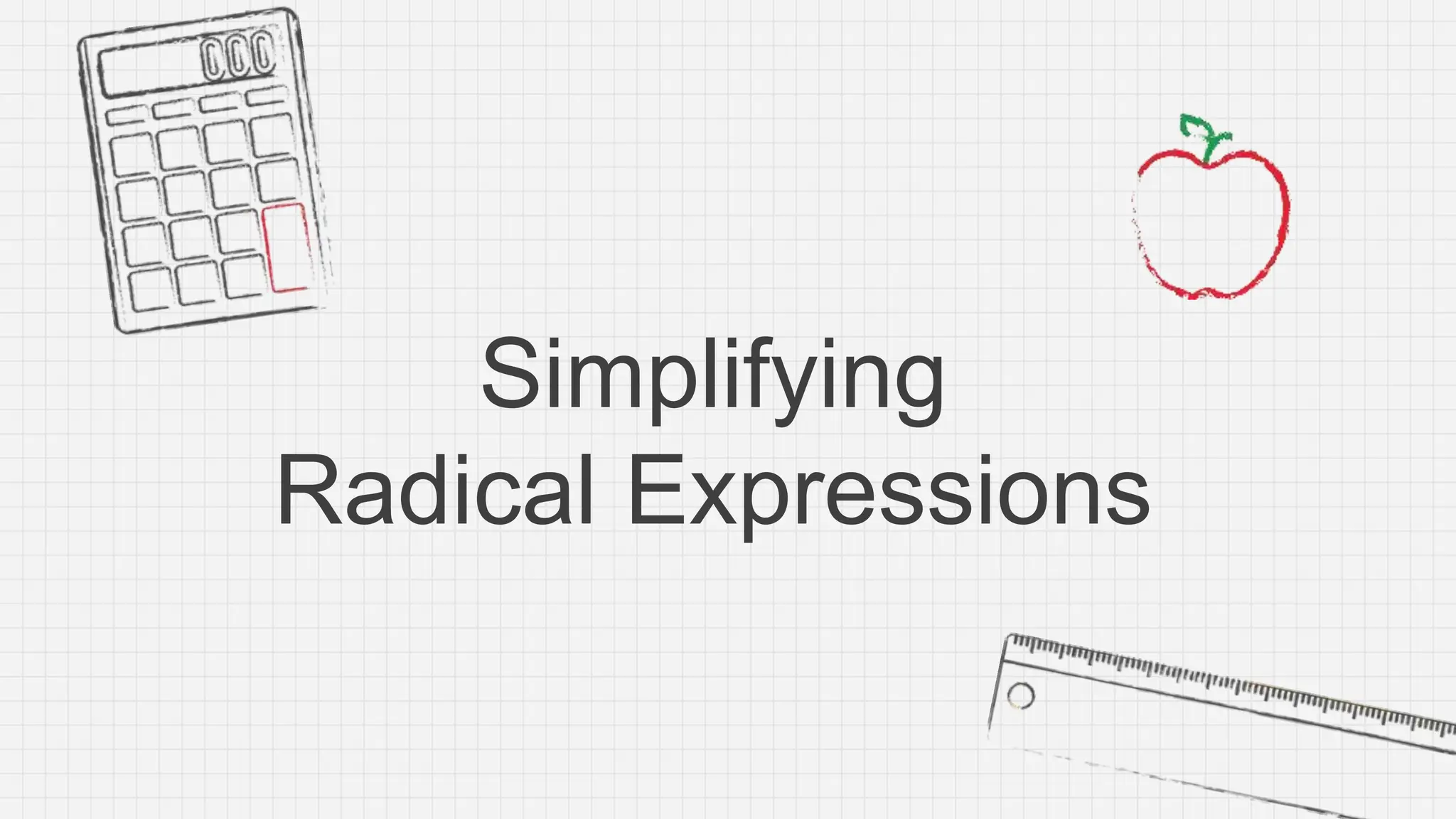 Simplifying Radical Expressions Mathemat | PPTX