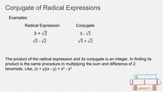 Simplifying Radical Expressions Mathemat | PPTX