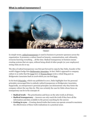 Radical Transparency: A Look at GitLab’s Company Culture | PDF