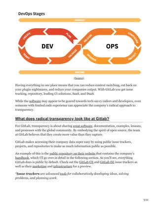 Radical Transparency: A Look at GitLab’s Company Culture | PDF
