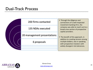 Radical Value Creation: Case Study of a Successful Middle Market ...